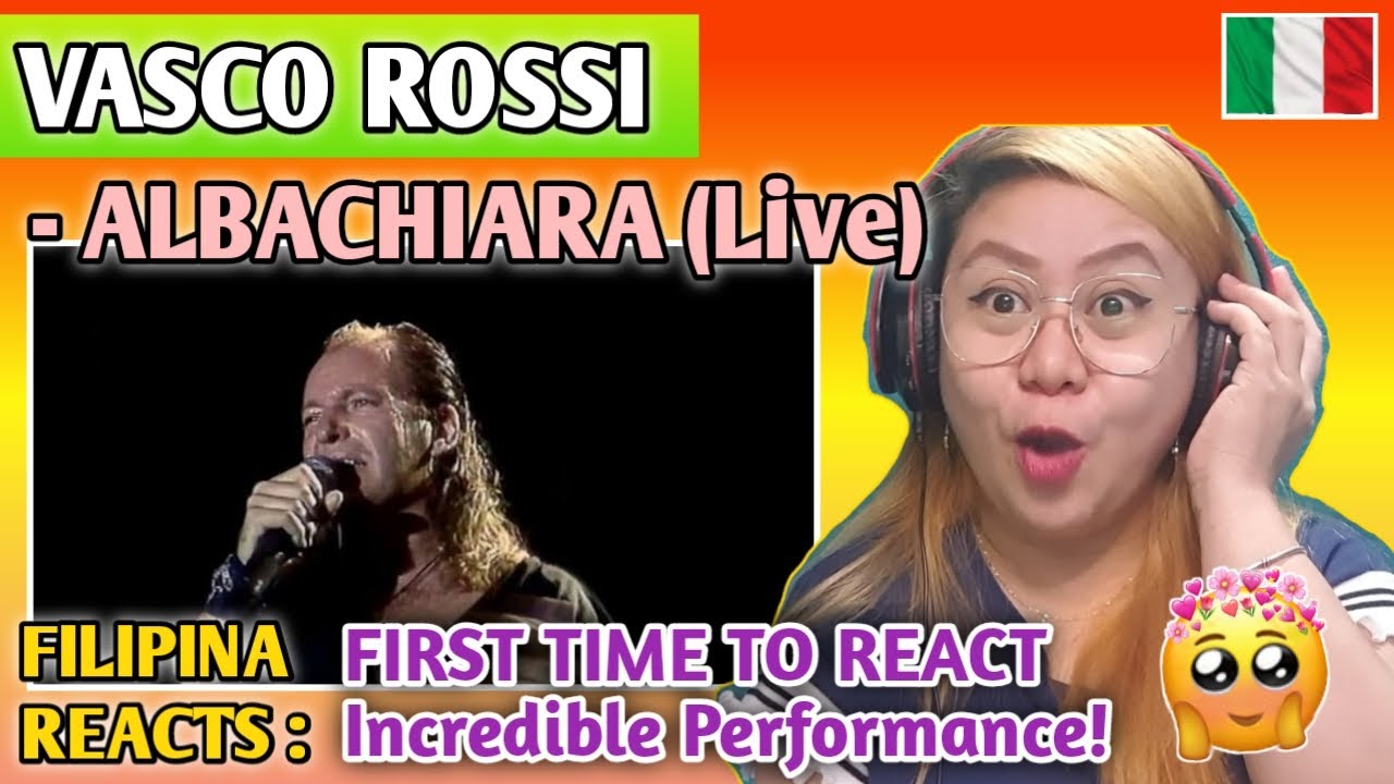 VASCO ROSSI - ALBACHIARA (LIVE) FRONTE DEL PALCO 90 || FIRST TIME TO ...