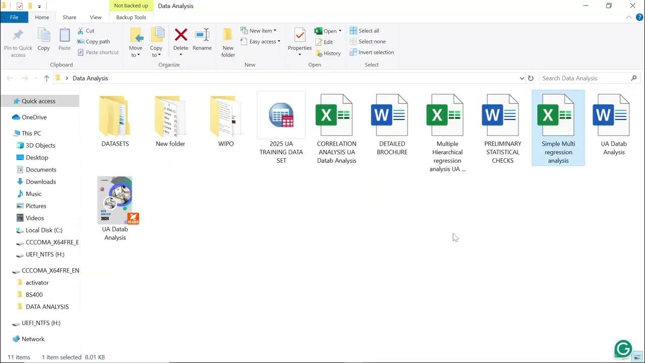 Simple Multiple Regression Analysis in SPSS - YouTube