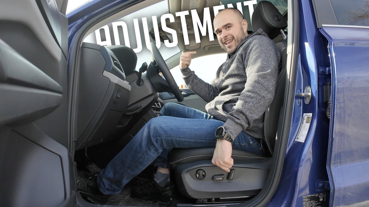 How To adjust driver seat on VW Taos (Volkswagen) - YouTube