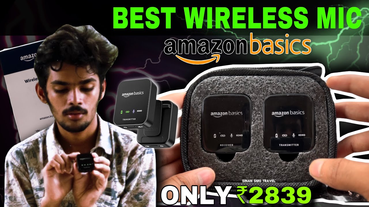🔴UNBOXING WIRELESS MIC. AMAZON BASICS WIRELESS. UNBOXING & REVIEW - YouTube