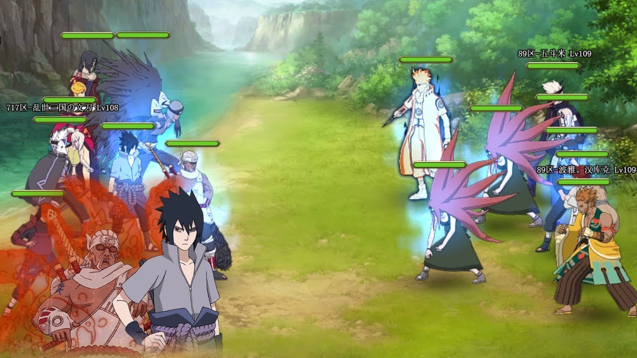 Breakthrough Sasuke & Bee Team Up Against Cancer! - Naruto Online - YouTube