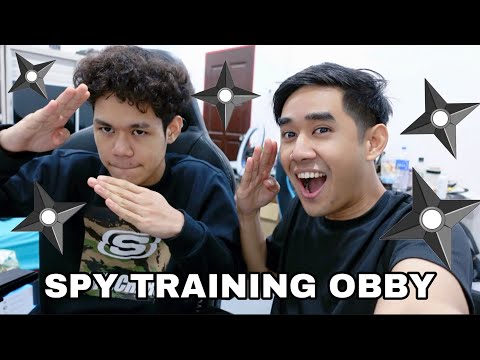 NINJA SPY TERHEBAT 🥷 SPY TRAINING OBBY 😂