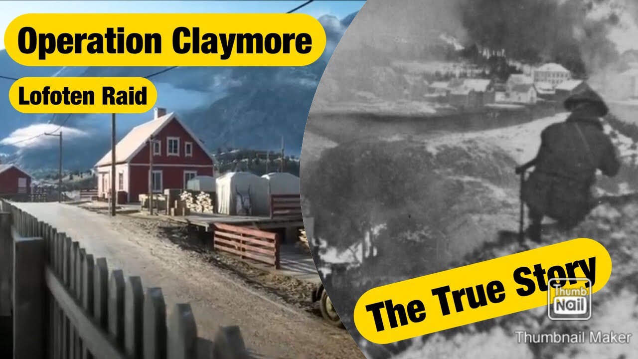 The true story about the Lofoten Raid - Operation Claymore - Battlefield V - YouTube