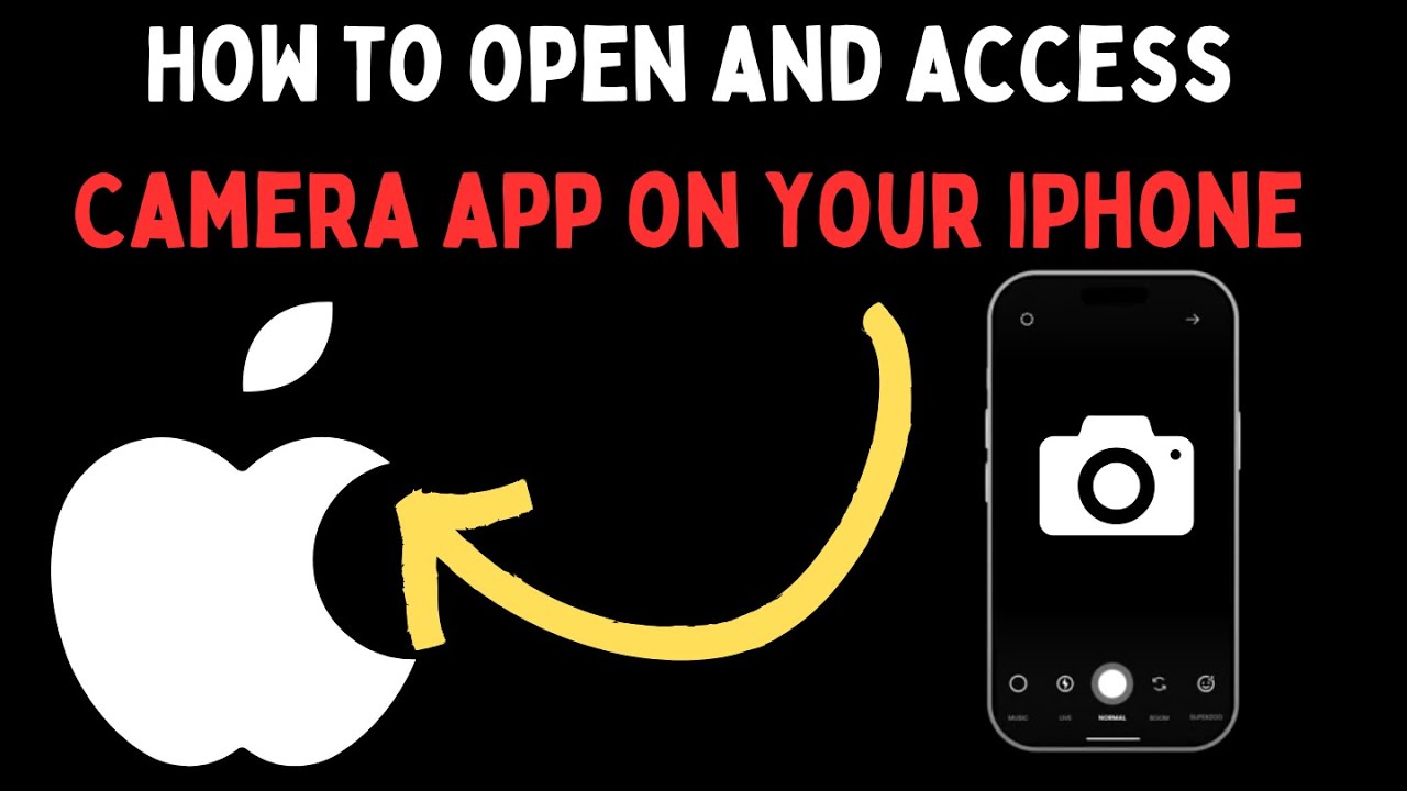 How to Open and Access Camera App on Your iPhone - YouTube