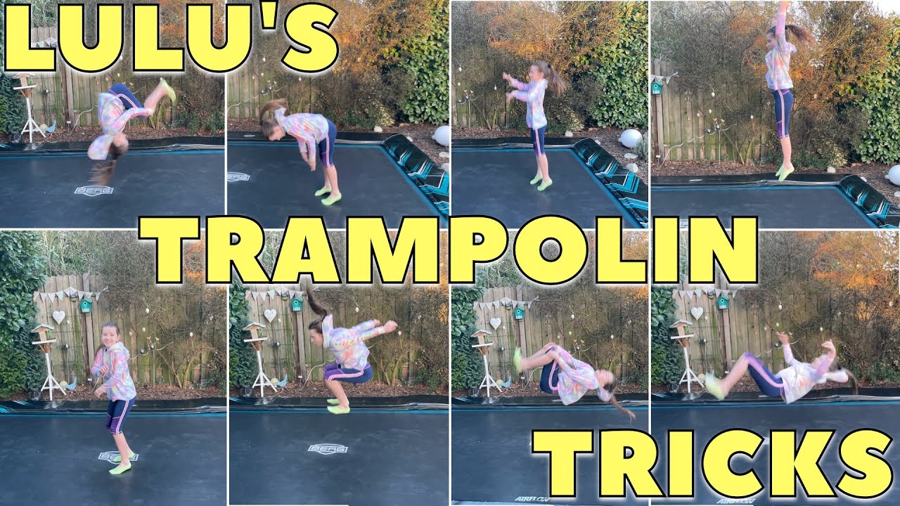 LULU'S TRAMPOLIN TRICKS für Anfänger 🤸‍♀Trampoline Tipps & Tricks mit LULU - YouTube