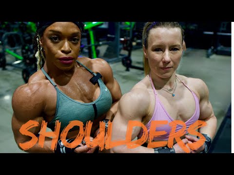 Shoulder Workout Until Failure | Female Powerlifter x Bodybuilder Gym Collab