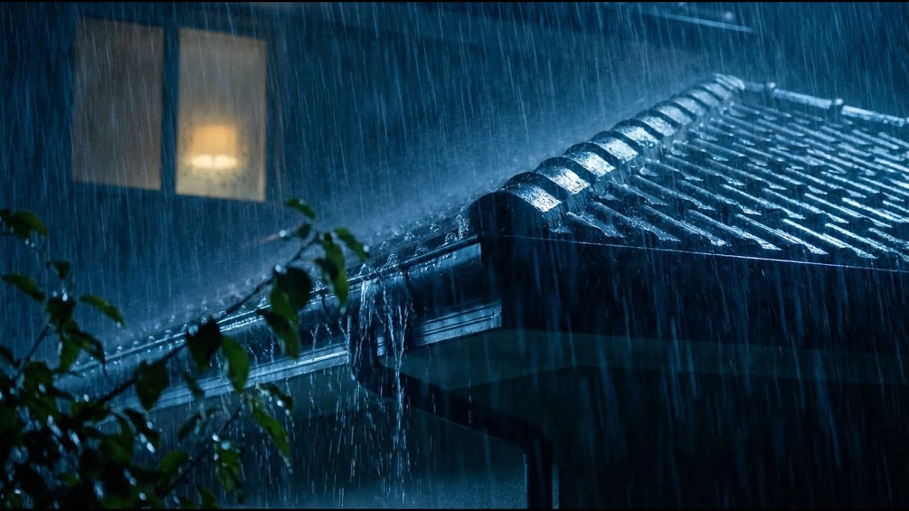 Rain Sounds for Sleeping – ASMR Rain & Thunder for Deep Sleep and ...