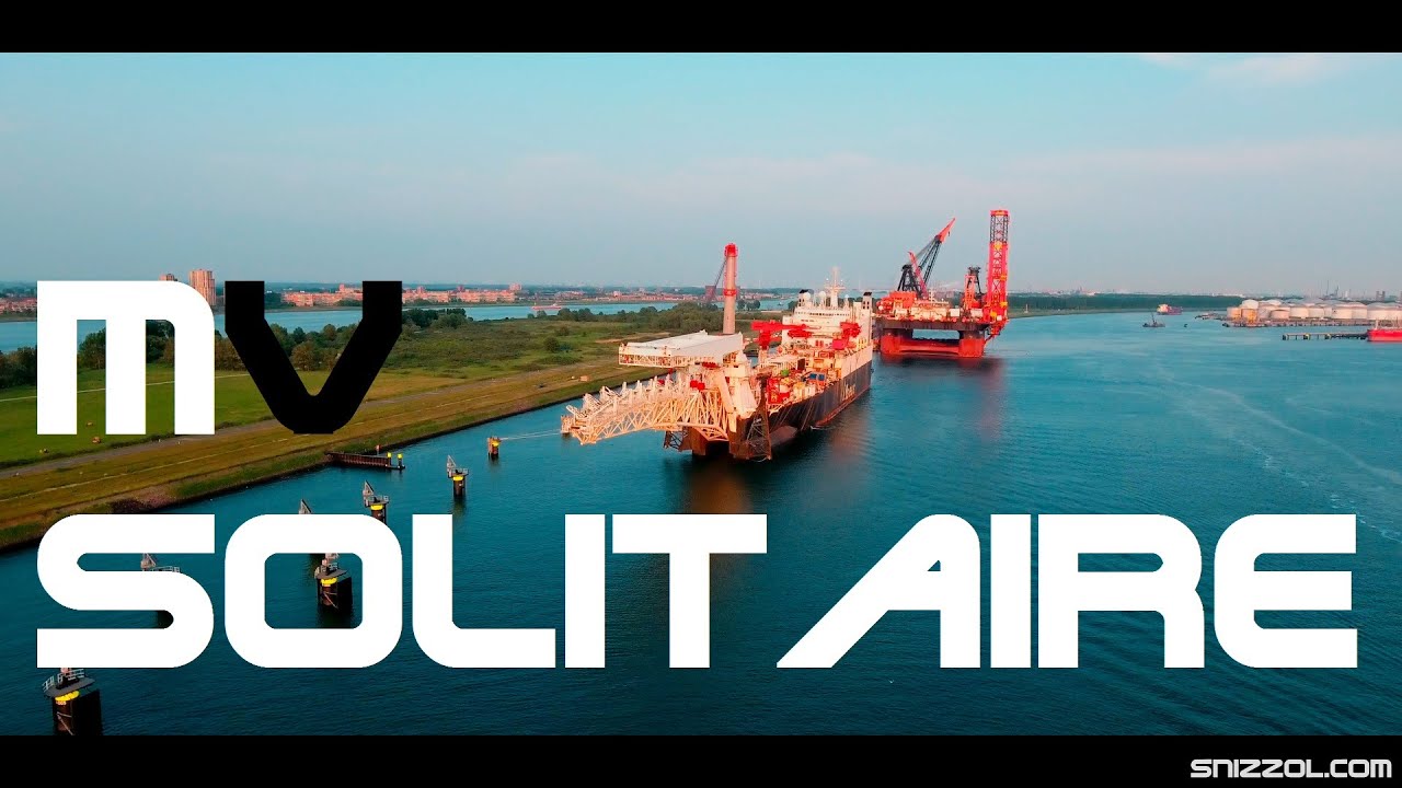 SOLITAIRE Biggest Pipelay Vessel in the World 4K - YouTube