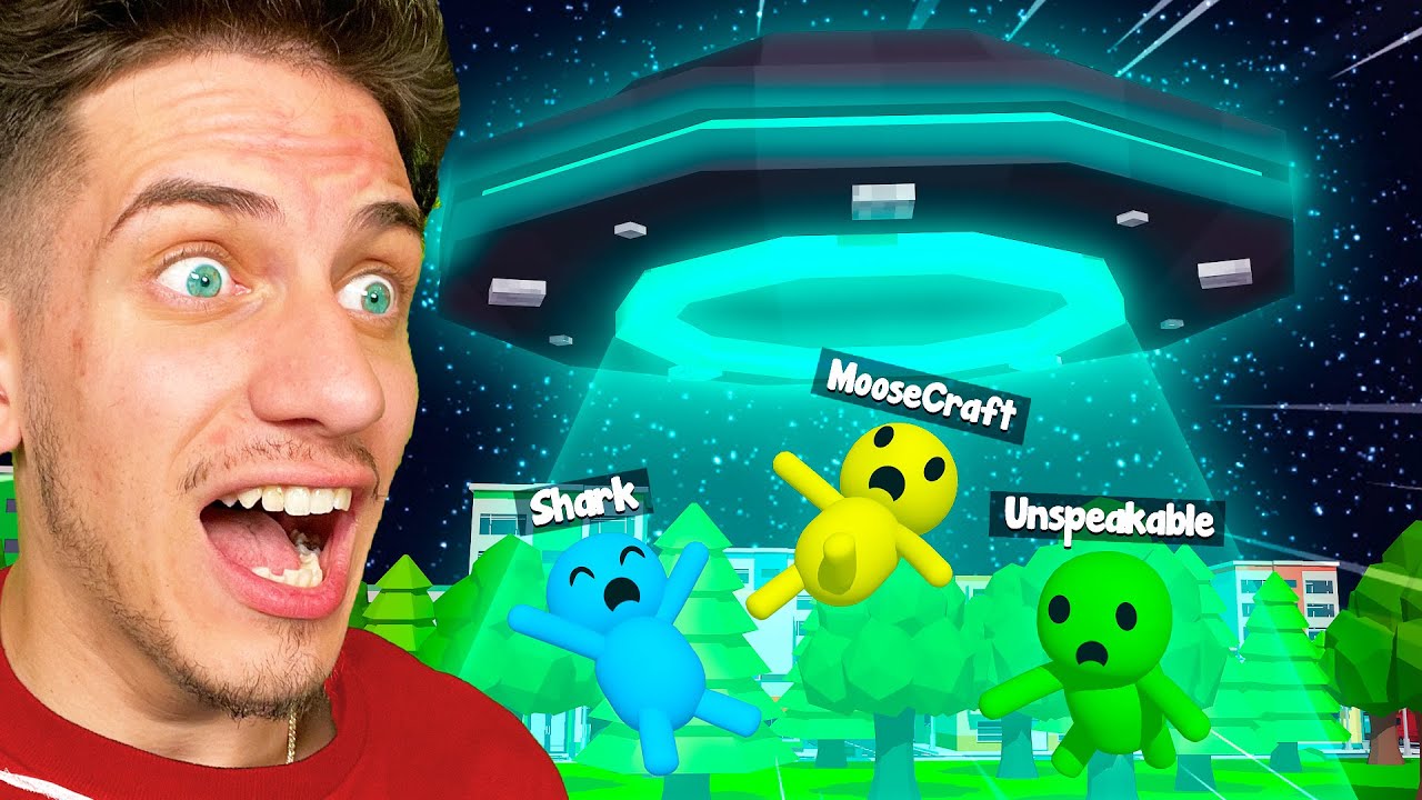 WE FOUND an ALIEN SPACE SHIP inside SECRET BASE! (Wobbly Life with ...