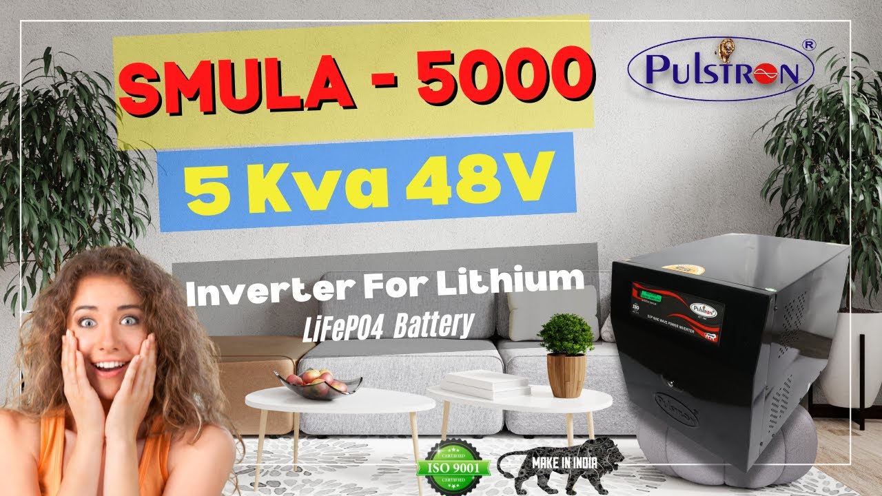 Pulstron SMULA 5000 - 5Kva 48V Pure Shine Wave Inverter/ H-Ups For ...