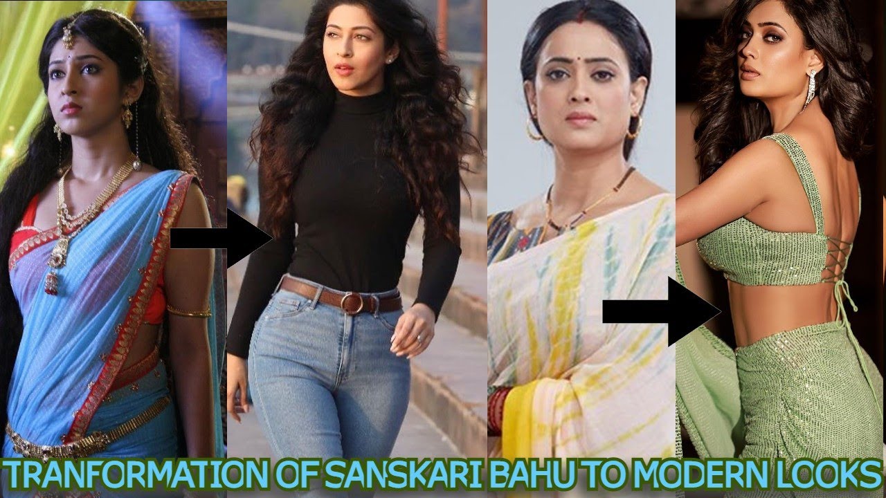 Sanskari Bahu of TV platform turns out to be beautiful modern looks ...