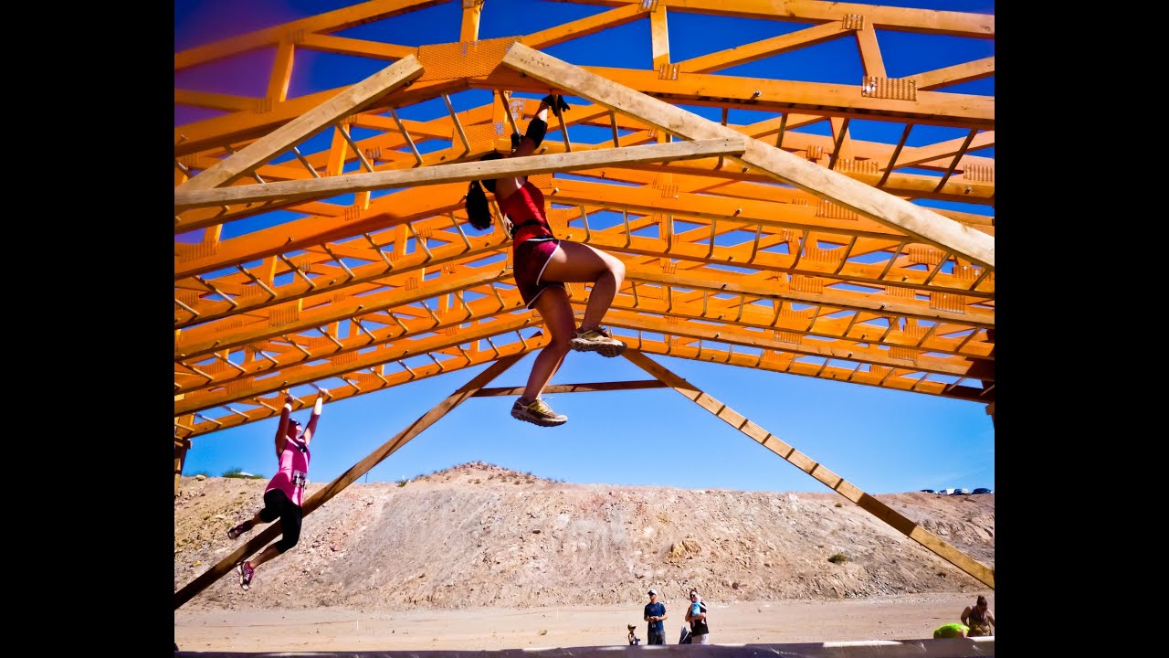 Terrain Mud Run Las Vegas Monkey Bars 2014 - YouTube