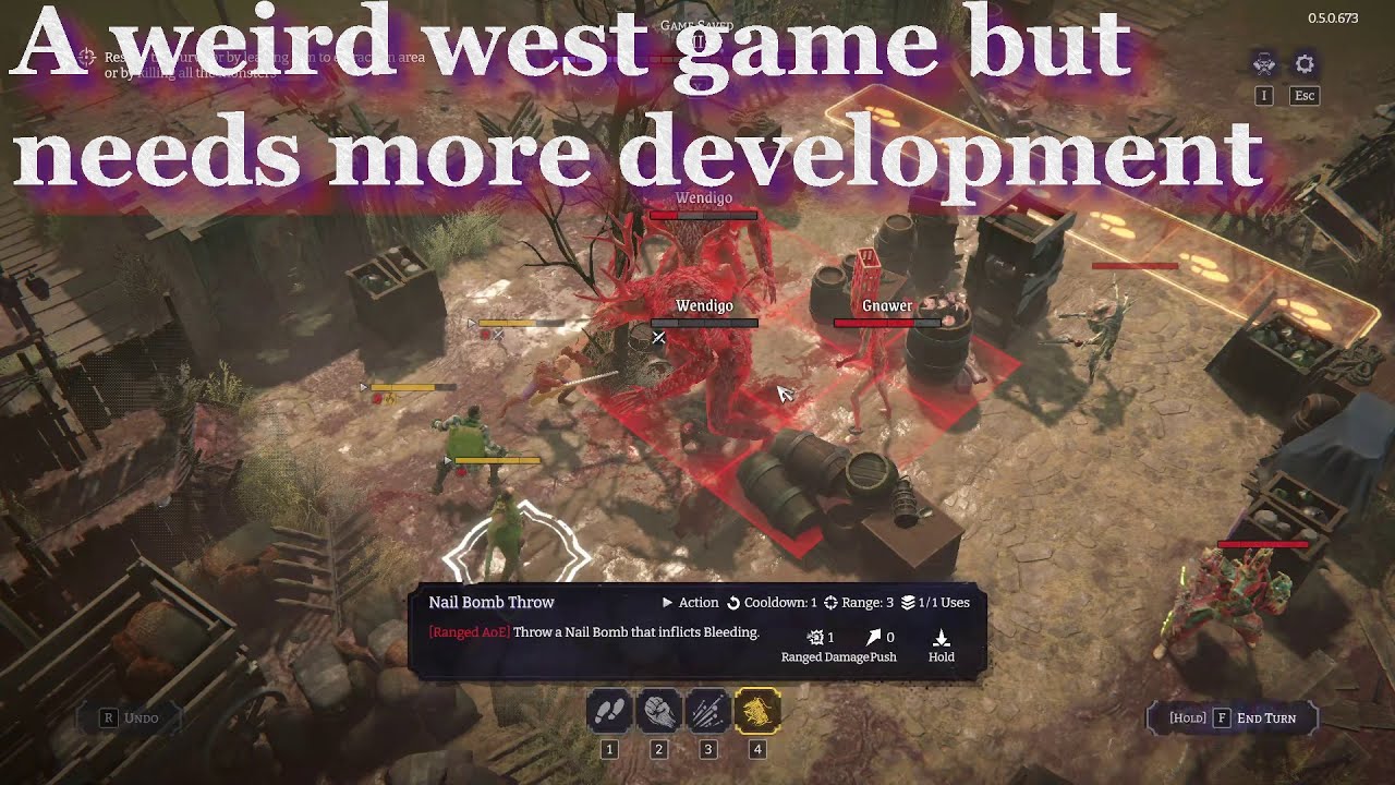 Nightmare Frontier gameplay - Western Roguelike - Turn Based RPG with ...
