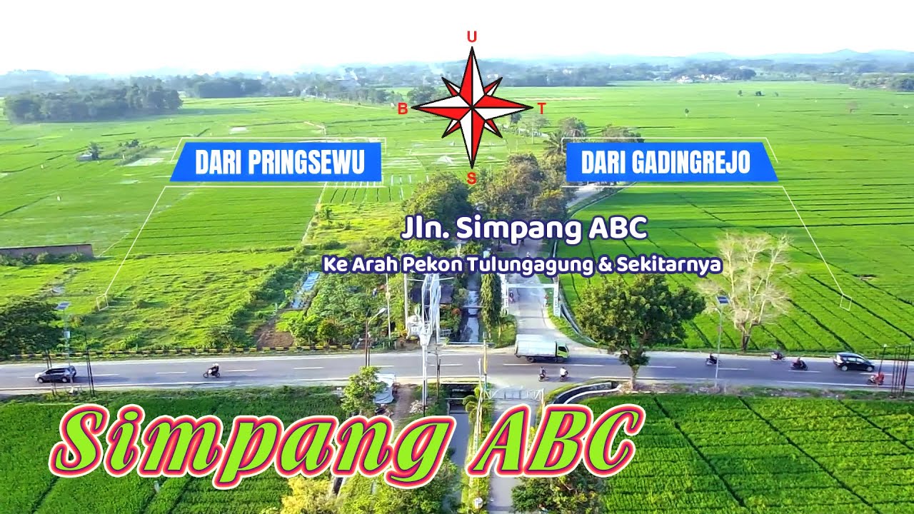 Jalan Simpang ABC Ke Arah Pekon Tulungagung Dan Sekitarnya #simpangabc ...