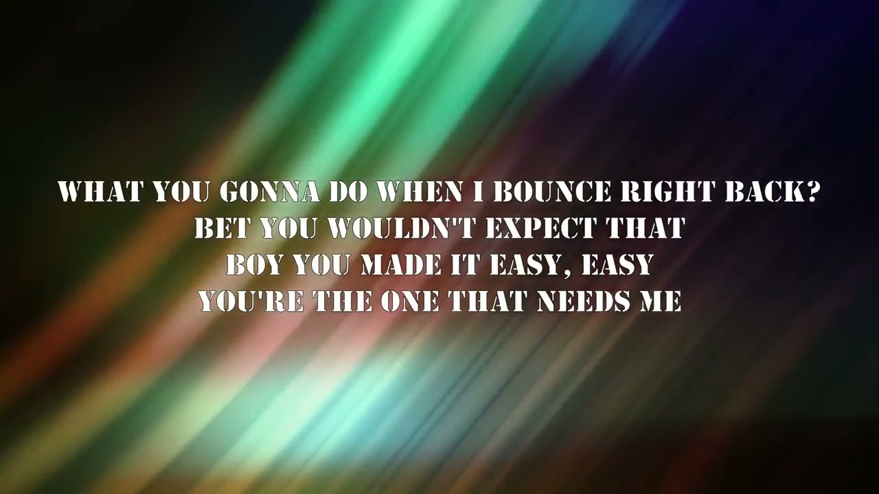 Jaira Burns - Bounce Right Back (Lyrics) - YouTube