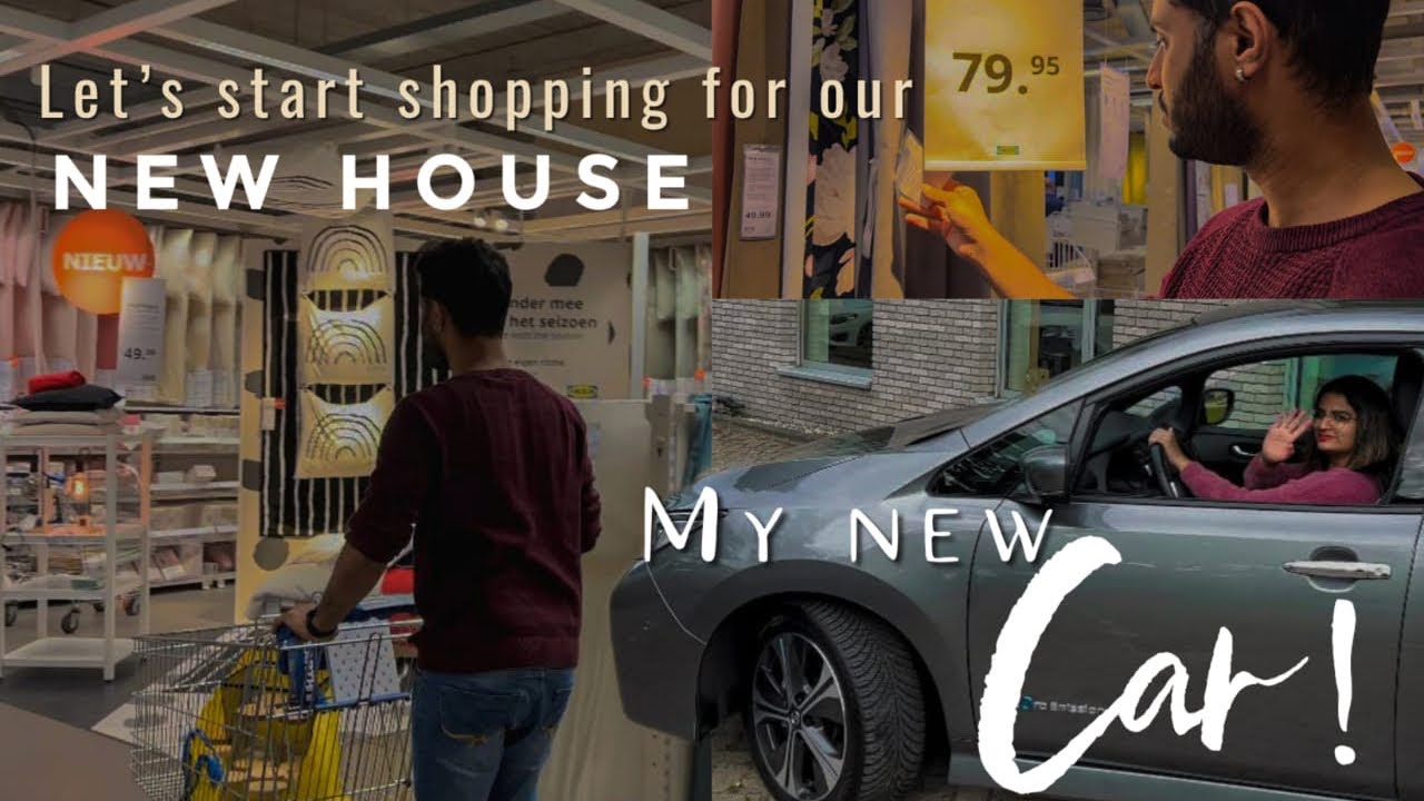 My New Car 🚗 | Let’s start shopping for our new house | Shopping Vlog ...