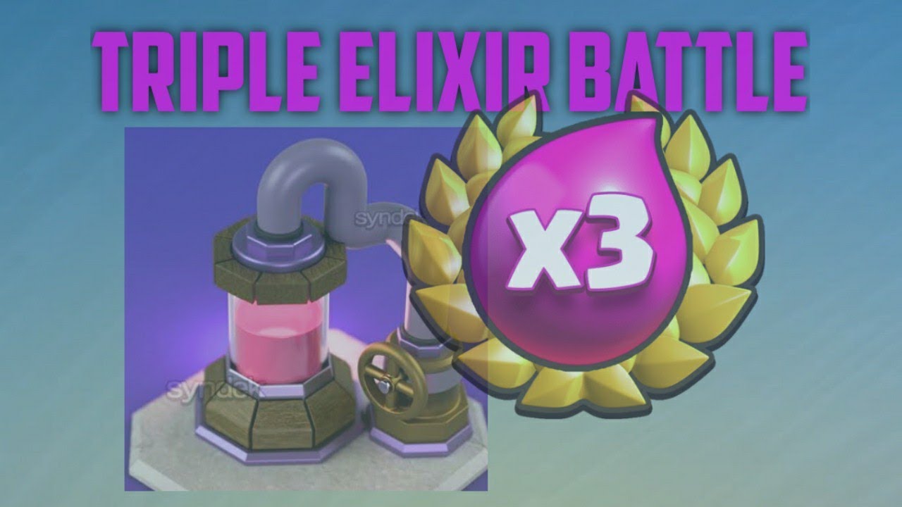Clash Royale Triple Elixir Battle All Building Cards - YouTube