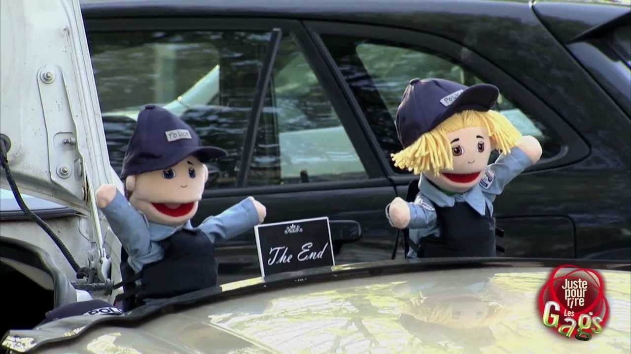 Police en marionnette - YouTube