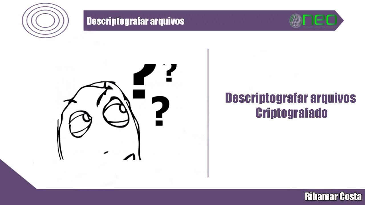 Descriptografar arquivos Criptografado - YouTube