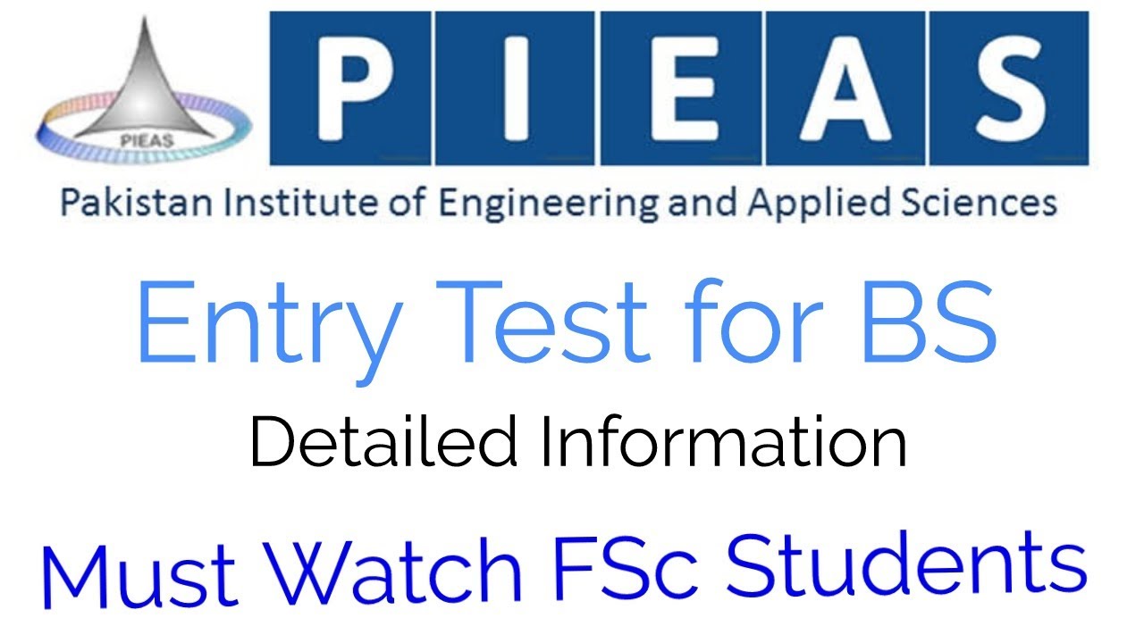 Pieas Entry Test Sample | How to prepare PIEAS Entry Test | Pieas Entry ...