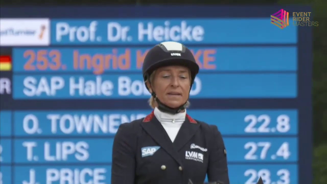 Ingrid Klimke Dressage Leg 2 Wiesbaden 2018 Event Rider Masters - YouTube