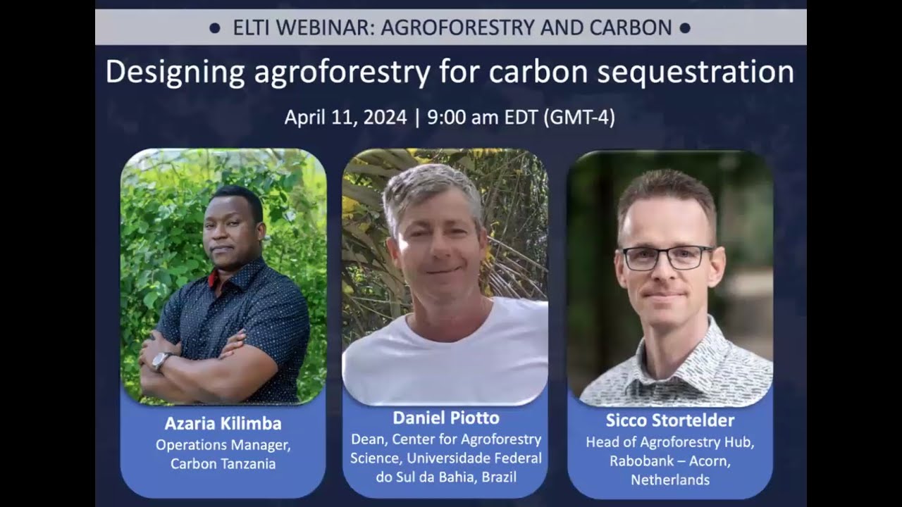 2024 Agroforestry & Carbon Webinar 2 of 4: Designing Agroforestry for Carbon Sequestration - YouTube