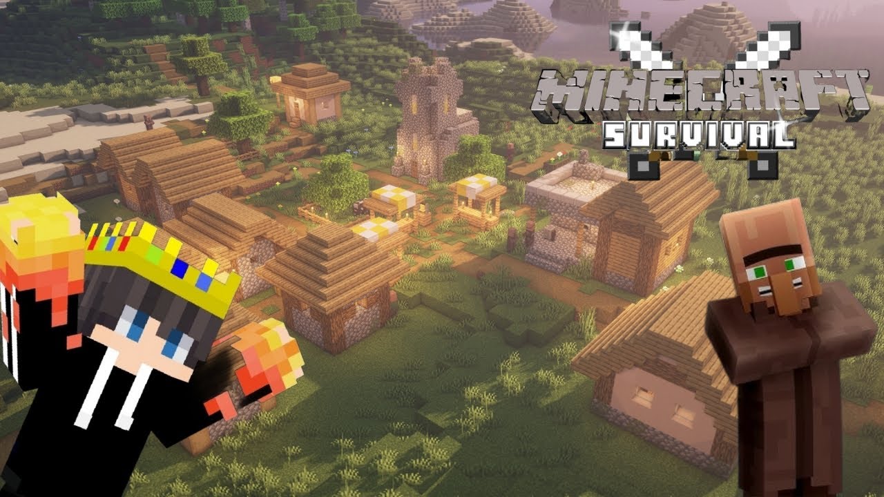I Found A Secret Village | Minecraft Survival Series Episode 9 - YouTube