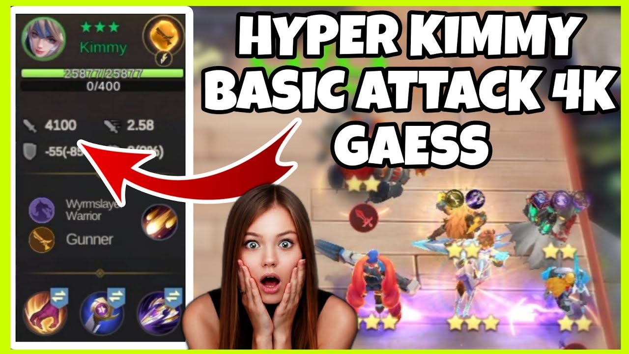 COMBO TERKUAT YUKI 3 MAGIC CHESS HYPER KIMMY BASIC ATTACK 4100 || BEST COMBO MAGIC CHESS NEW ...