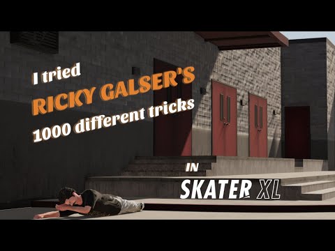 Attempting Ricky Glaser’s 1,000 Trick WORLD RECORD… in Skater XL - YouTube
