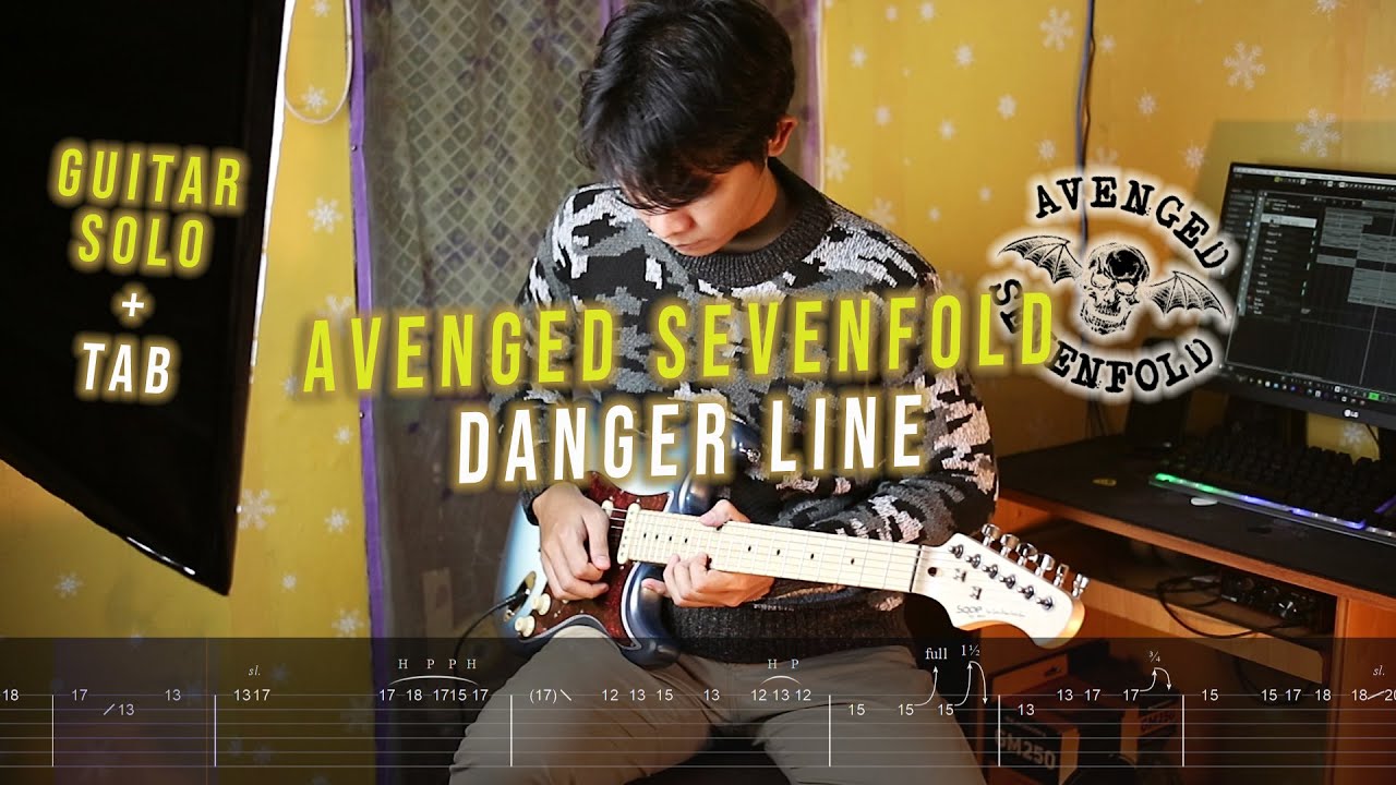 Avenged Sevenfold - Danger Line (Guitar Solo + TAB) - YouTube