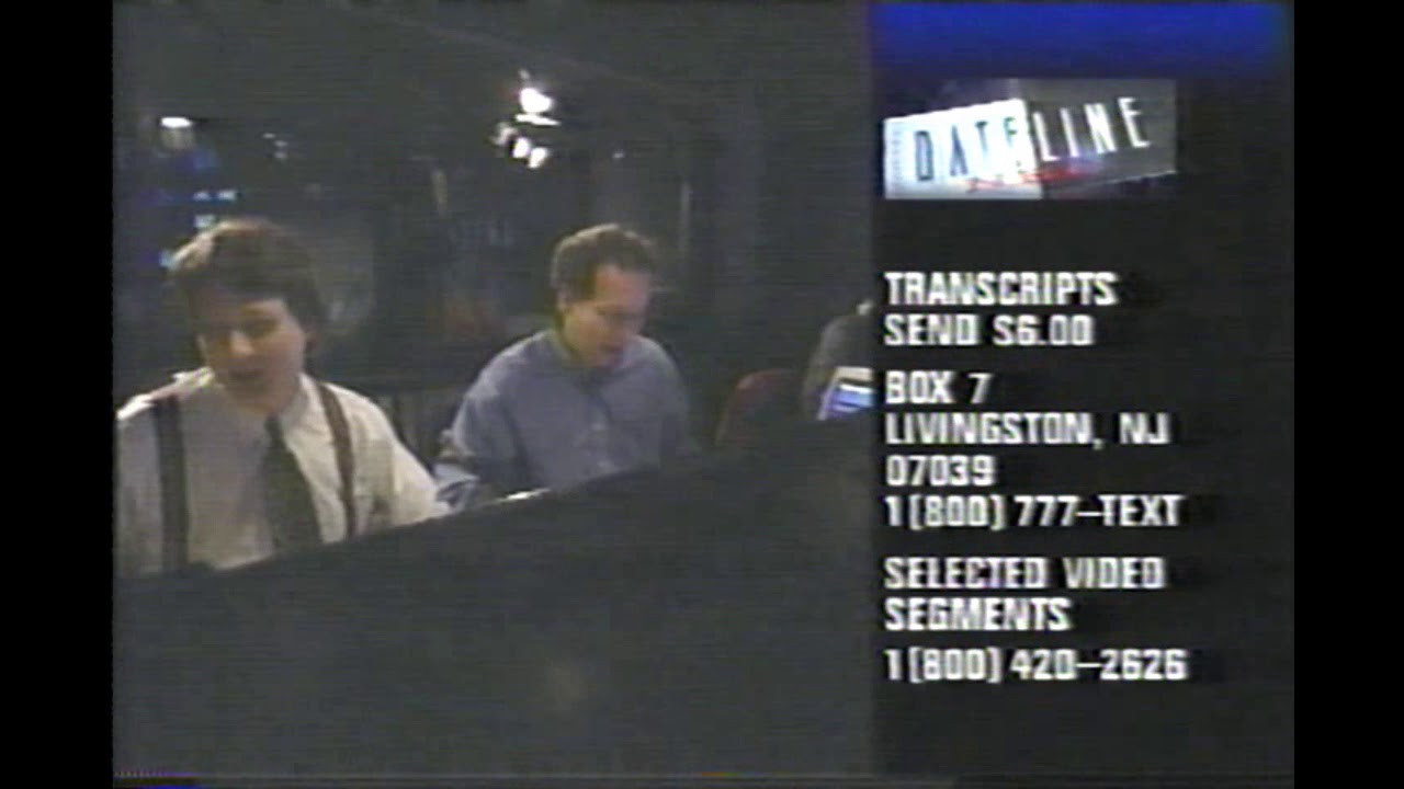 Dateline NBC End 1995 - YouTube