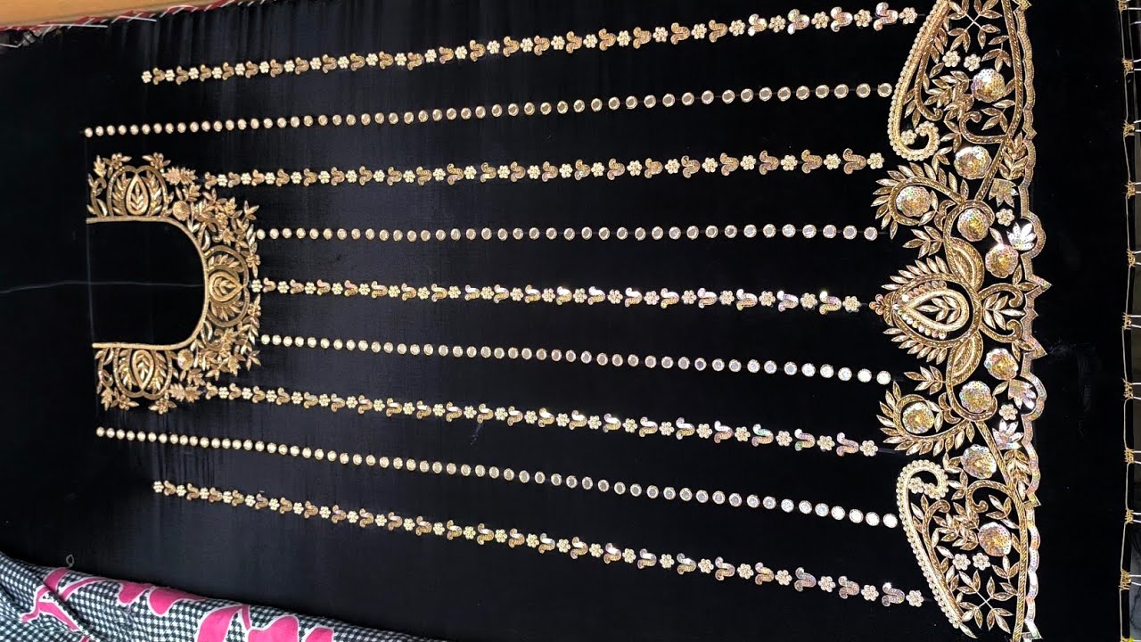 Hand work kadai | hand work suit kadai | butik suit design | hand kadai ...