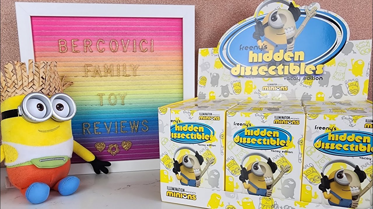 Unboxing Minions hidden dissectibles l Vacancy edition l Unboxing Toys ...