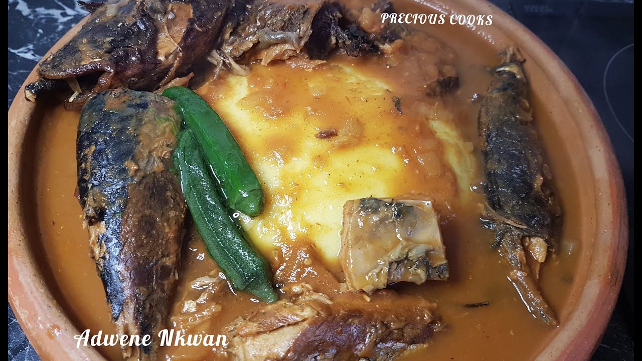 Efie Nkwan// Adwene Nkwan// Best Ghana dry fish Light Soup Recipe ...