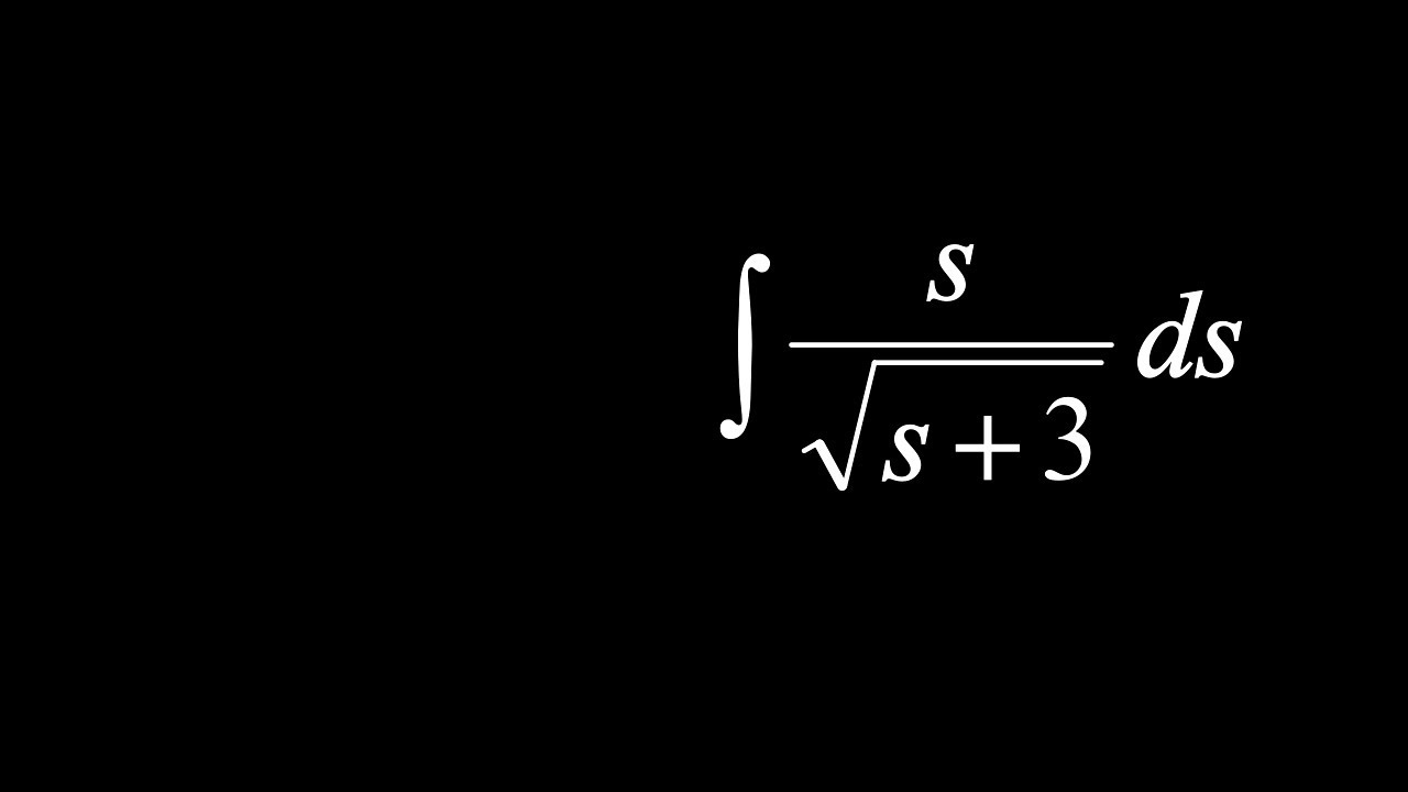 Integral substitusi 01 - YouTube