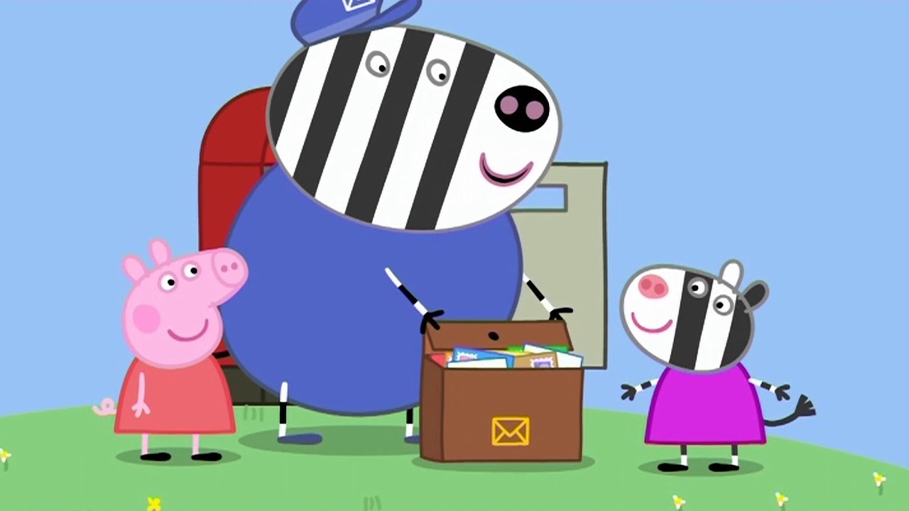 Prasátko Peppa S02E28 ZEBRA ZOJA (Zoe Zebra, the Postman’s Daughter) CZ ...