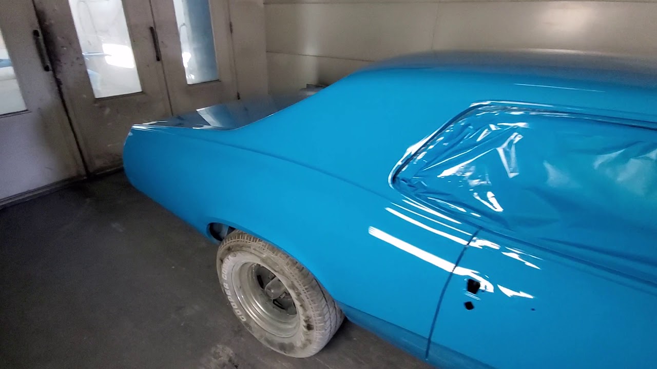 1970 mercury cougar 351c grabber blue "smurfette" - YouTube