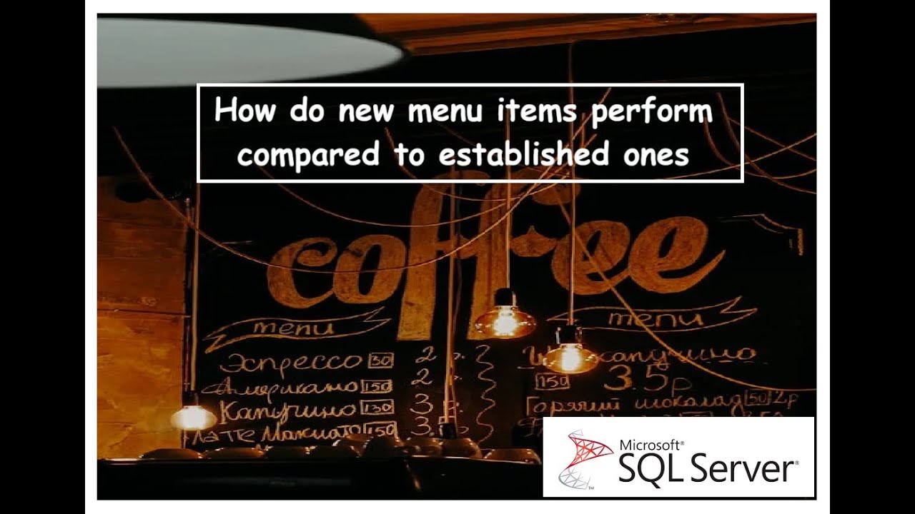 SQL Project - Restaurant BQ 15 | How do new menu items perform compared ...