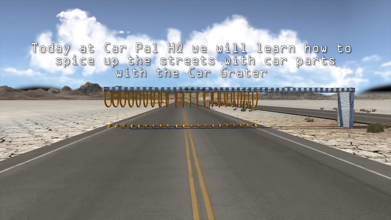 Beamng drive - Car Grater - YouTube