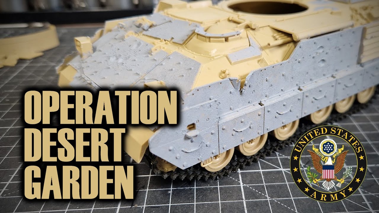 Tank Kitbash | Operation Desert Garden - Tamiya 35th Scale - YouTube