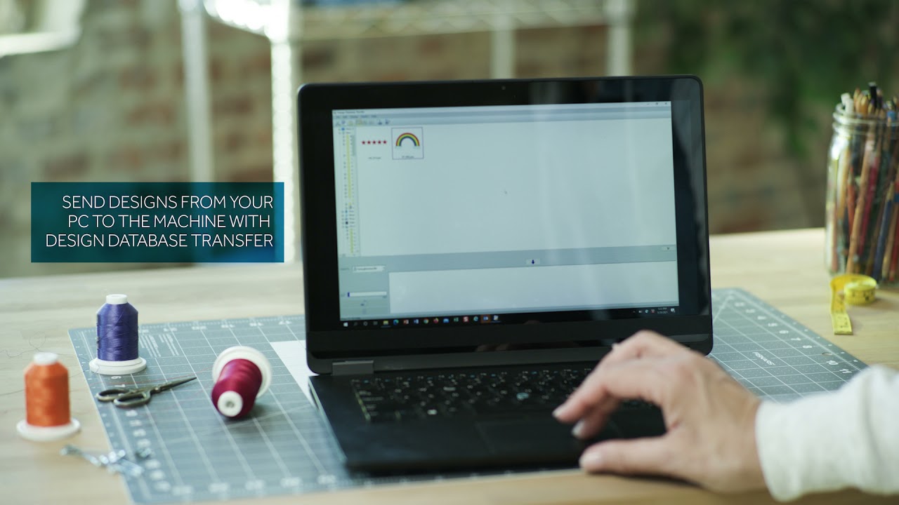 PR680W Feature: Wireless LAN and My Stitch Monitor - YouTube