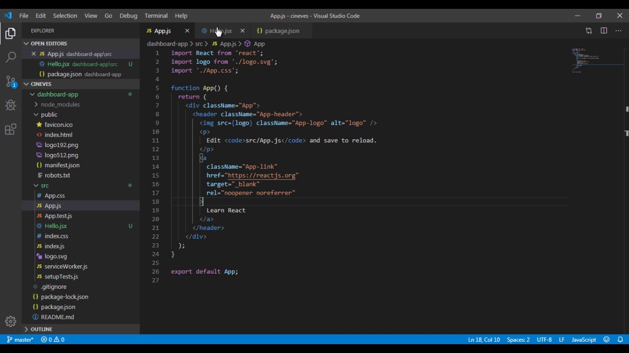 React Js- Introducción a JSX - YouTube