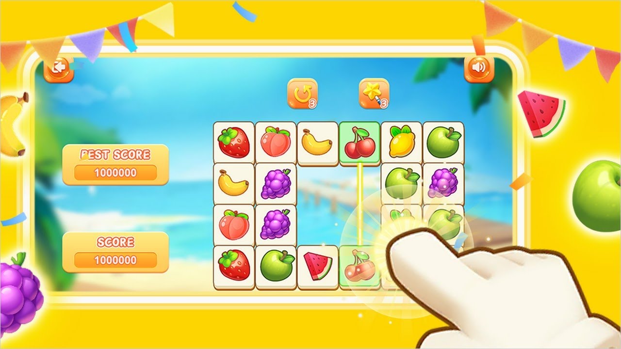 Fruit Connection Game Gameplay Android Mobile - YouTube