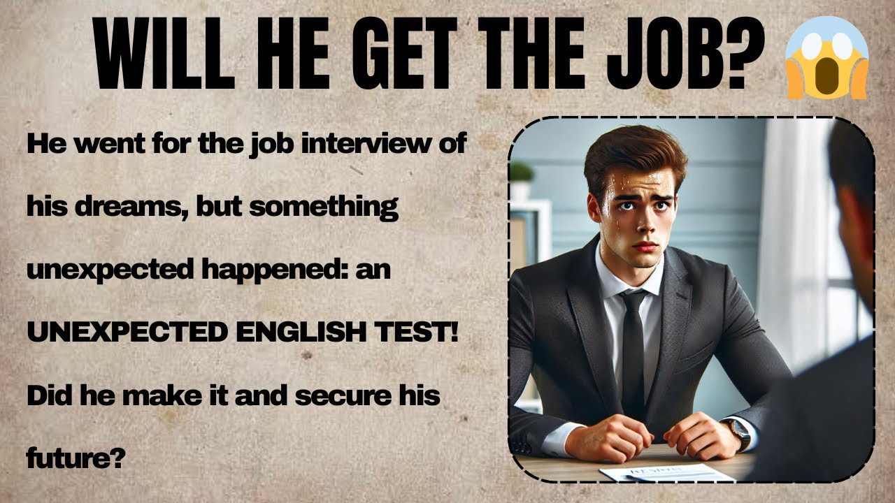 My Job Interview – Learn English with a Story Level 2 Easy for ...