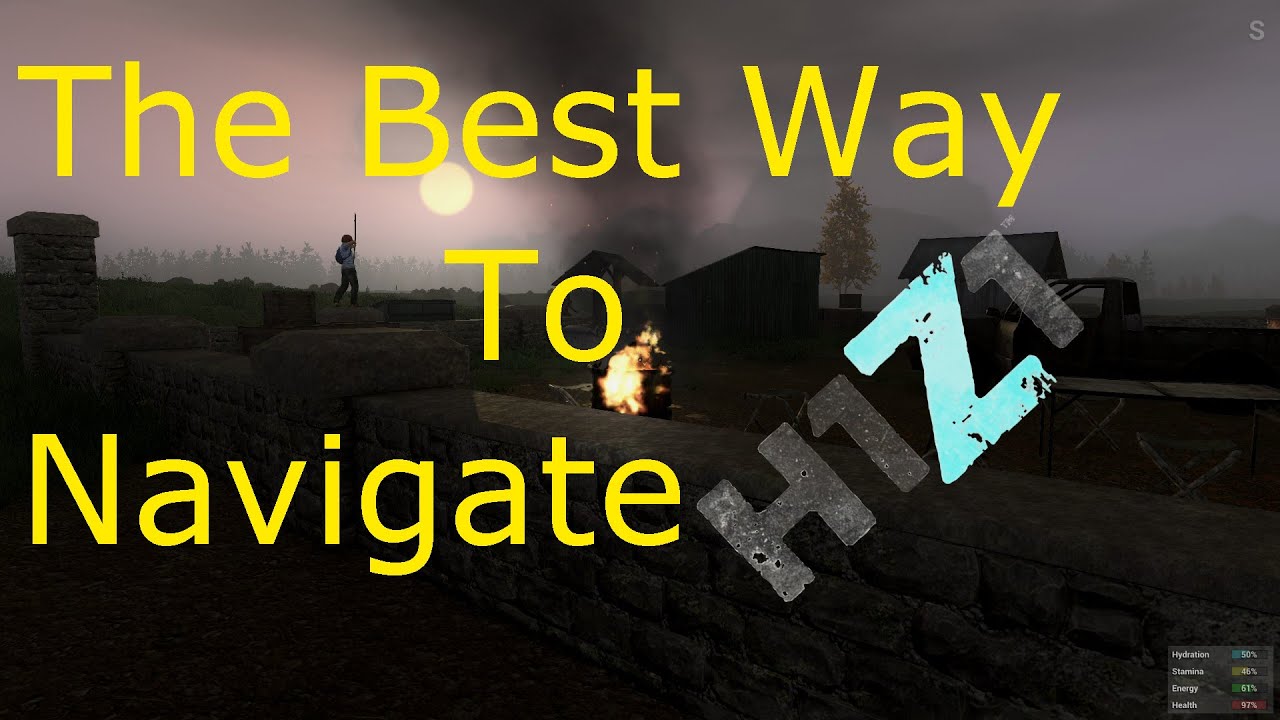 H1Z1 Best Way To Navigate H1Z1 Map - YouTube