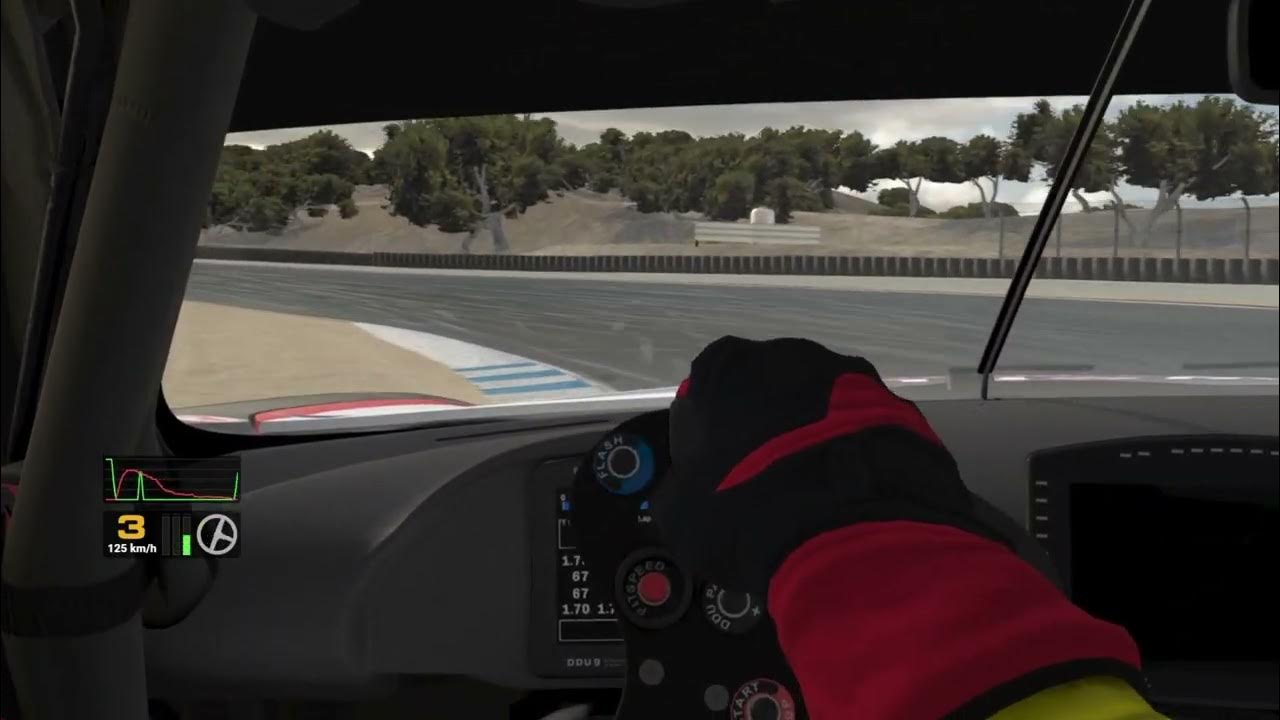 iRacing Onboard Lap: Mercedes AMG GT3 EVO at Laguna Seca 24S4 Fanatec Challenge Fixed - YouTube