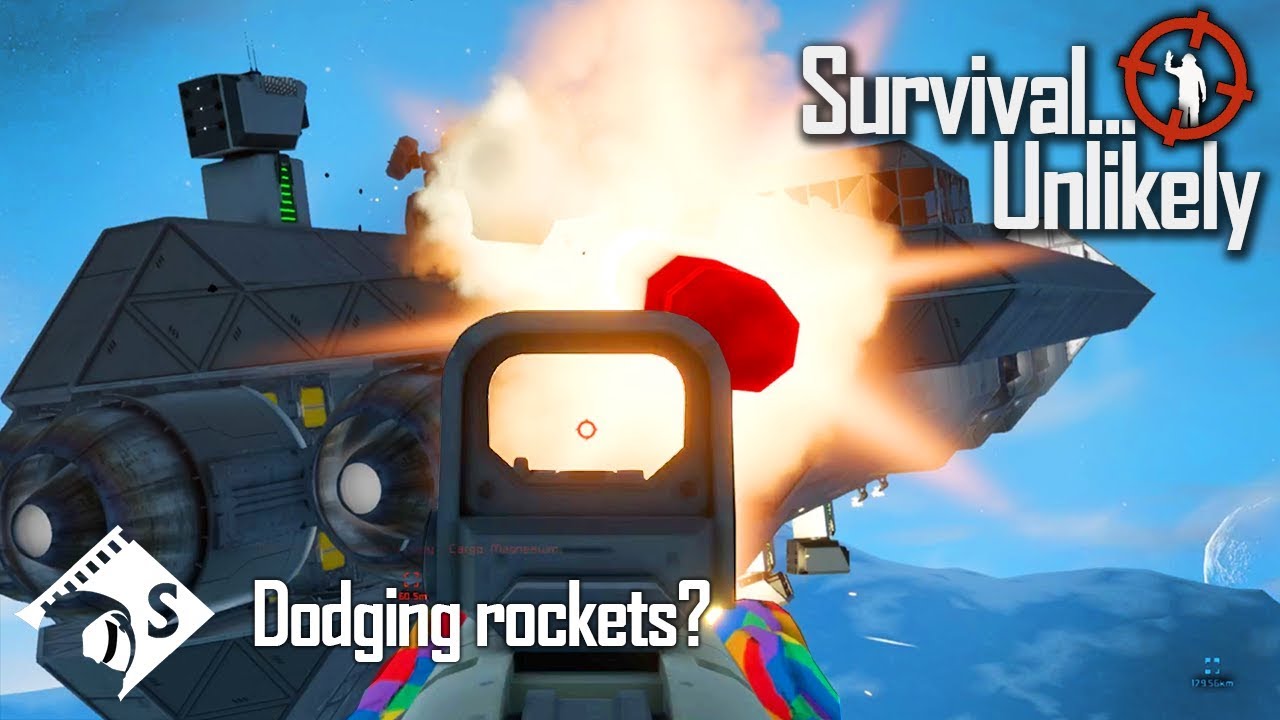 Survival... Unlikely #37 Dodging Rockets (A Space Engineers Co Op ...
