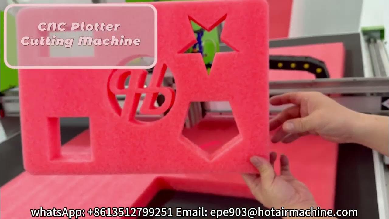 CNC Plotter Cutting Machine | Automatic Flatbed Digital Cutter - YouTube