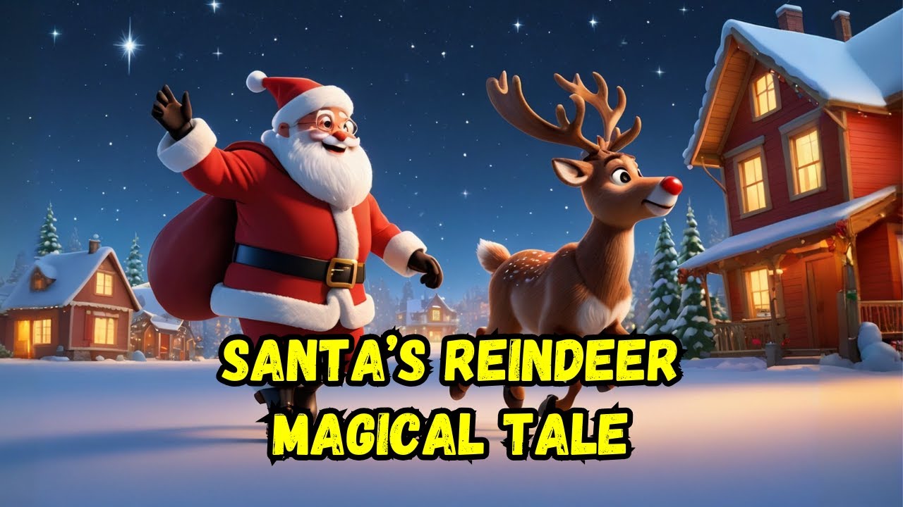 Santa’s Reindeer Magical Tale | Christmas Story for Kids - YouTube