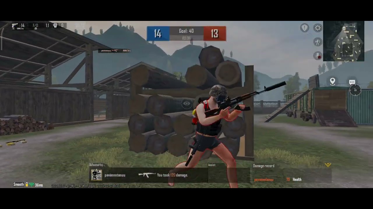 1v1 ump p90 akm room. - YouTube